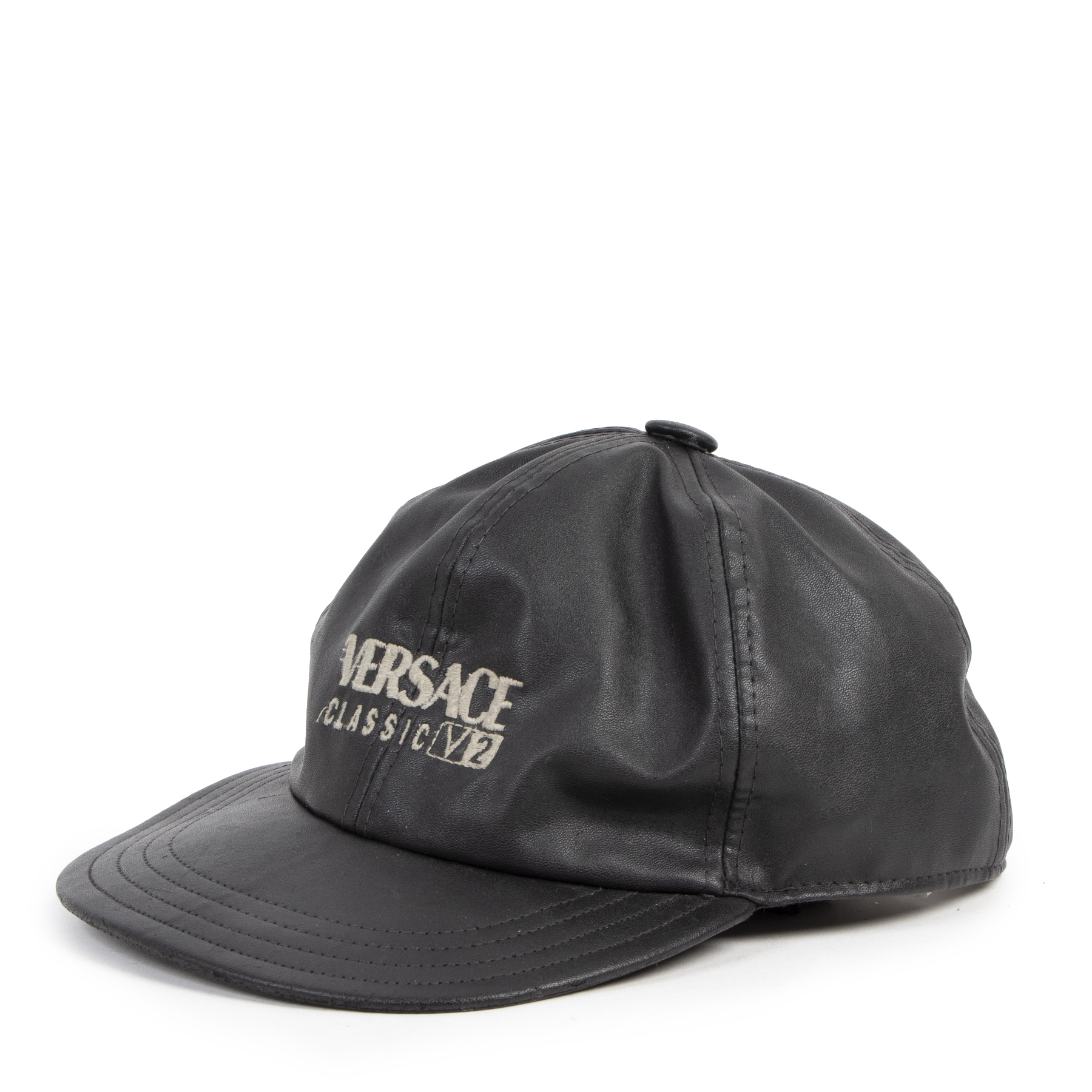 Versace Leather Cap | atelier-yuwa.ciao.jp