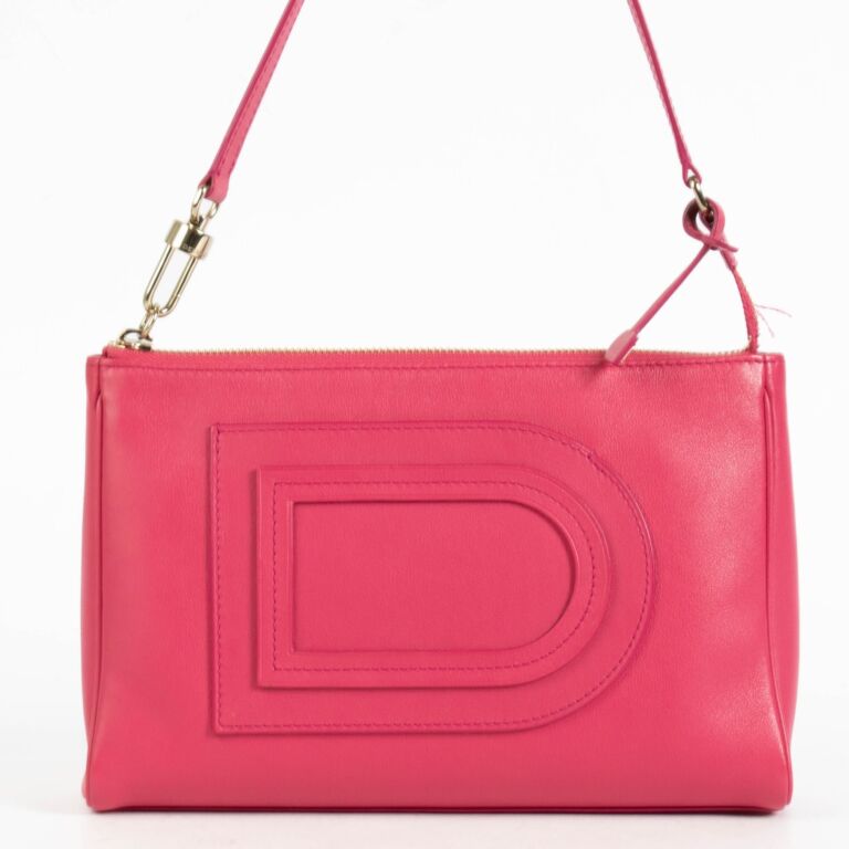 Delvaux Rose Indien Louise Clutch Labellov Buy and Sell Authentic Luxury