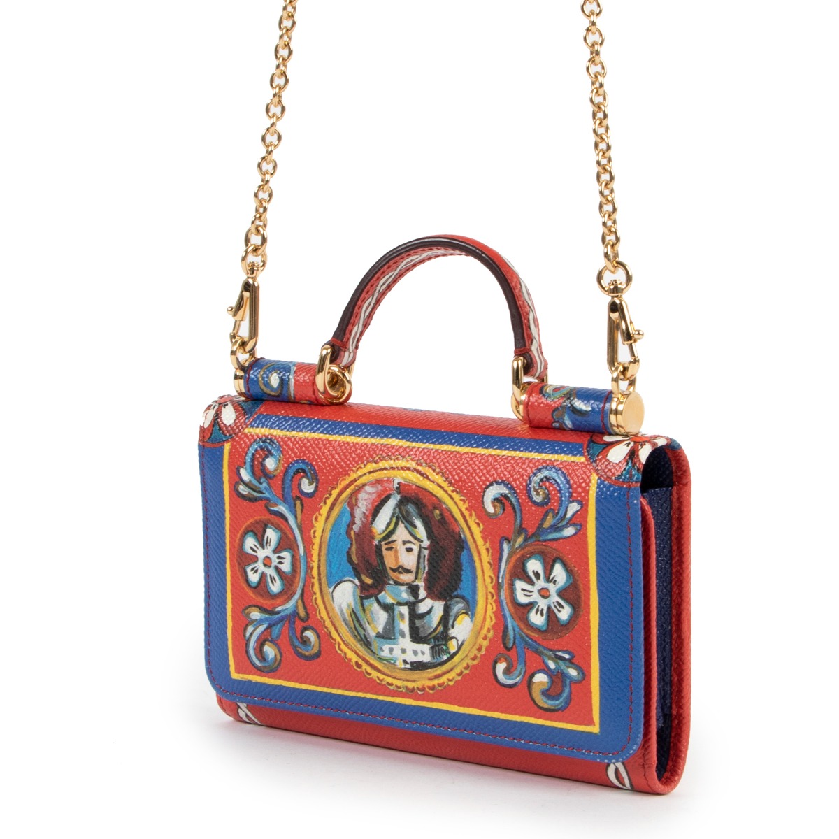 Dolce & Gabbana Mini Sicily Von Wallet With Chain Dolce & Gabbana Mini Sicily Von Wallet With Chain
