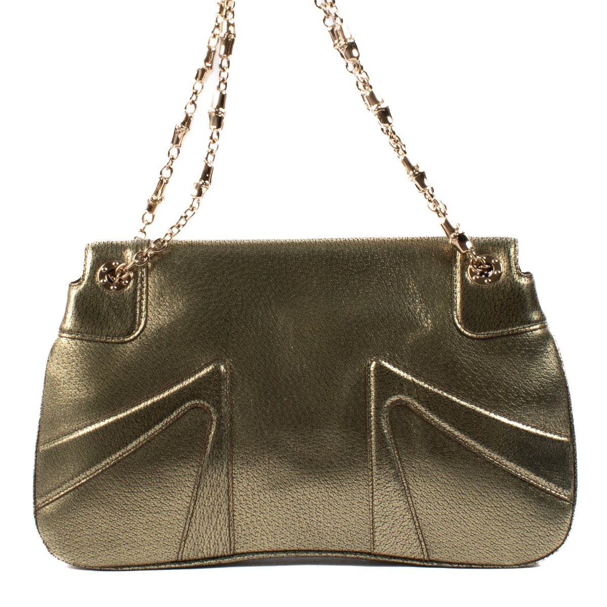 Gucci Gold Goatskin Dragon Shoulder Bag ○ Labellov ○ Buy Gucci Gold Goatskin Dragon Shoulder Bag ○ Labellov ○ Buy