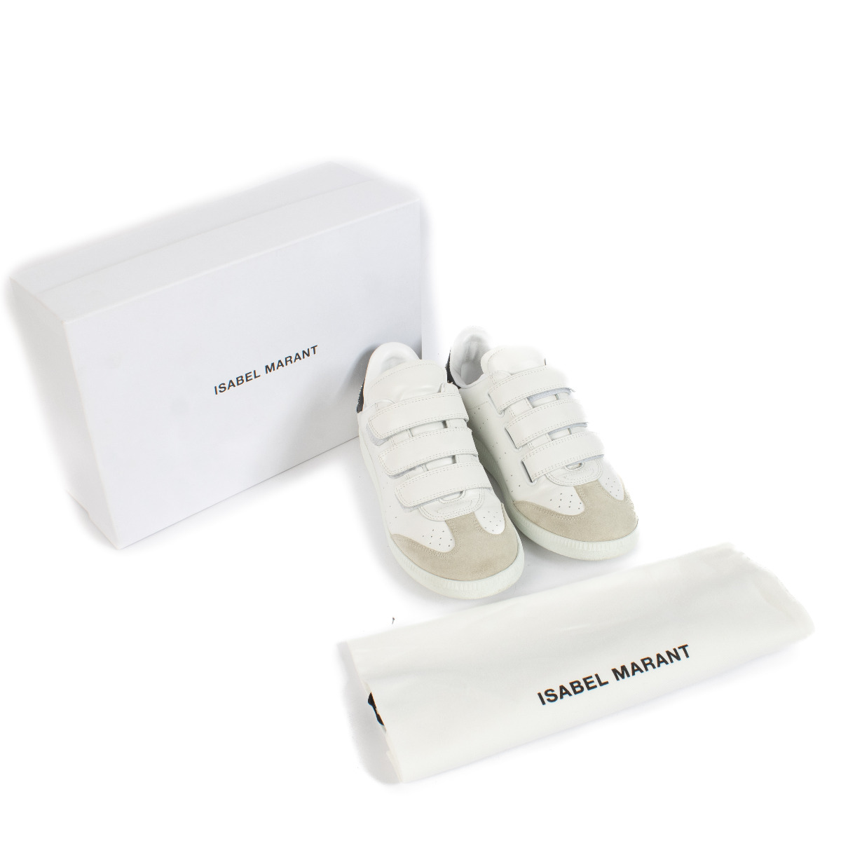 Isabel Marant White Beth Studded Low-Top Sneakers - size 36 Isabel Marant White Beth Studded Low-Top Sneakers - size 36
