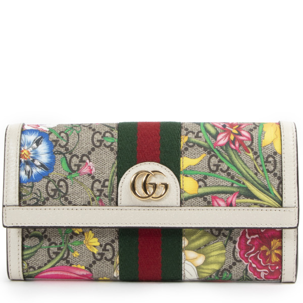 Gucci Ophidia GG Flora Continental Wallet Labellov Buy and Sell ...