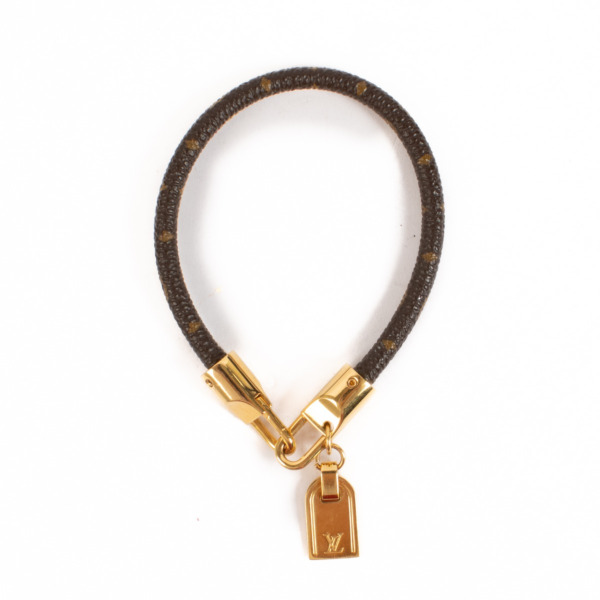 Louis Vuitton Monogram Lock It Bracelet Labellov Buy and Sell Authentic ...