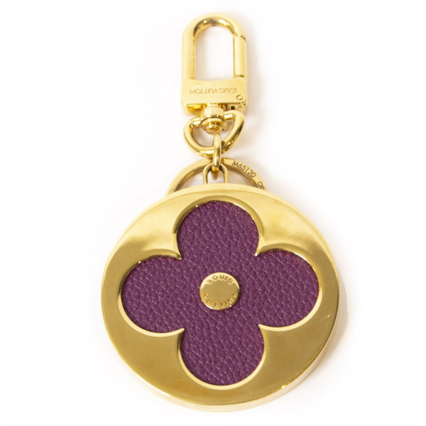 Louis Vuitton Flower Purple Keychain Labellov Buy and Sell Authentic Luxury
