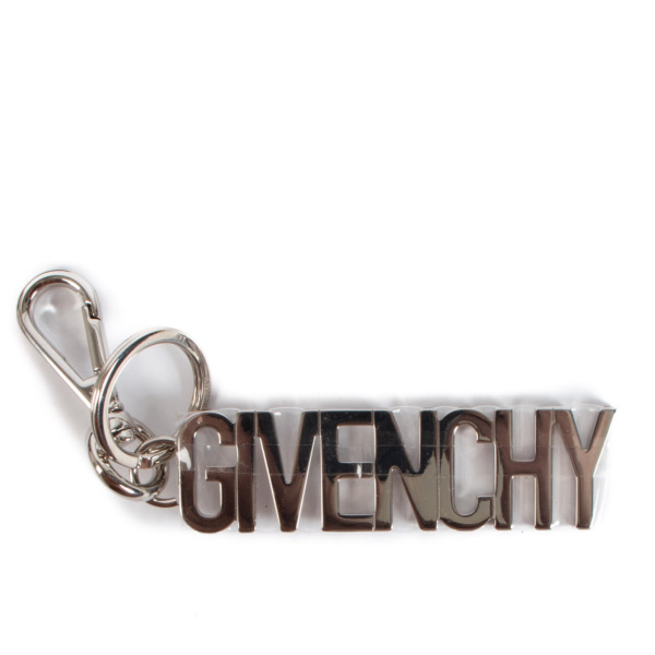 Givenchy Silver Logo Key Charm Labellov Buy and Sell Authentic Luxury