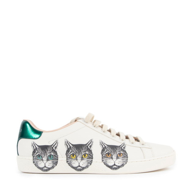 Gucci Ace Cat Sneakers - size 35.5 Labellov Buy and Sell Authentic Luxury