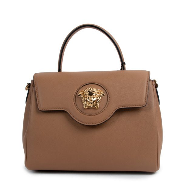 Versace Caramel La Medusa Medium Handbag Labellov Buy and Sell ...