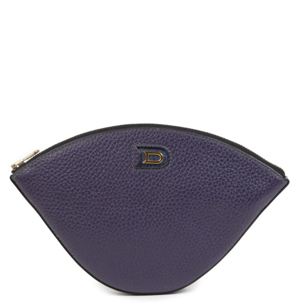 Delvaux Purple Leather Coin Pouch Labellov Buy and Sell Authentic Luxury