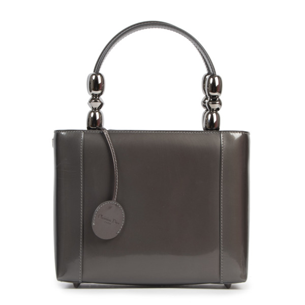 Christian Dior Malice Grey Top Handle Bag Labellov Buy and Sell ...