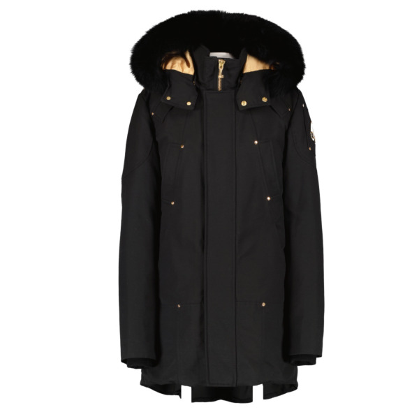 Moose Knuckles Black Gold Stirling Fur Parka - size M Labellov Buy and ...