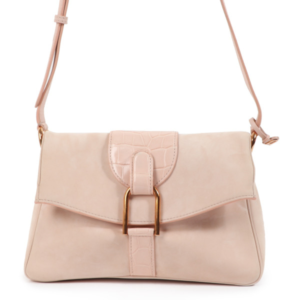 Delvaux Givry Mini Nude Nubuck Cheyenne & Alligator Gel Labellov Buy ...