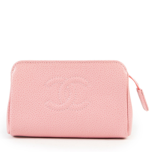 Chanel Pink Mini Pouch Labellov Buy and Sell Authentic Luxury
