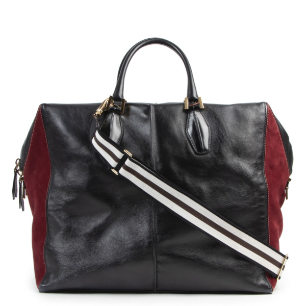 Tod's Two-Tone Suede and Leather Travel Bag Labellov Buy and Sell ...