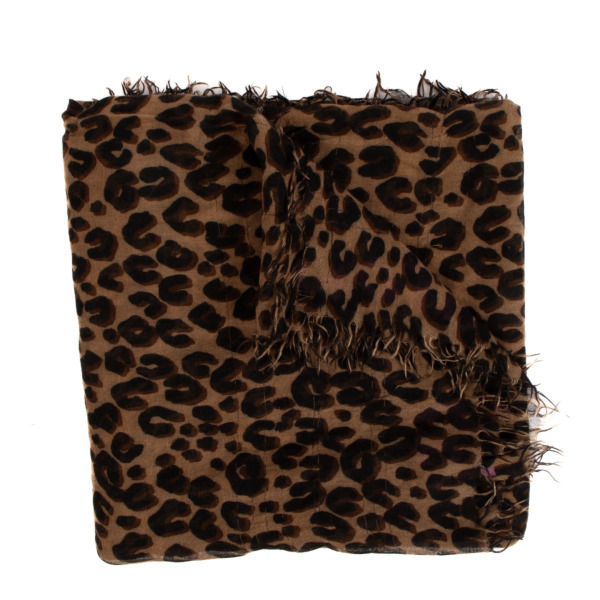 Louis Vuitton Leopard Print Stephen Sprouse Scarf Labellov Buy and Sell ...