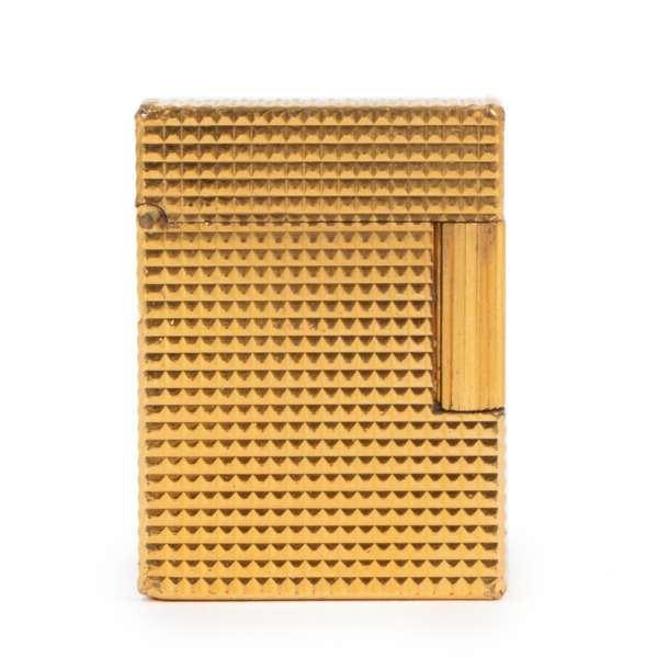 St. Dupont Gold Diamond Head Vintage Lighter Labellov Buy and Sell ...