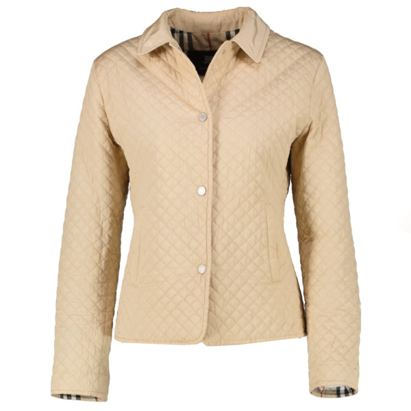 Burberry Beige Quilted Jacket Labellov Buy and Sell Authentic Luxury