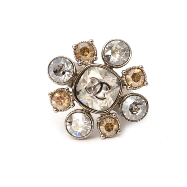 Chanel Christal Flower Ring Labellov Buy and Sell Authentic Luxury