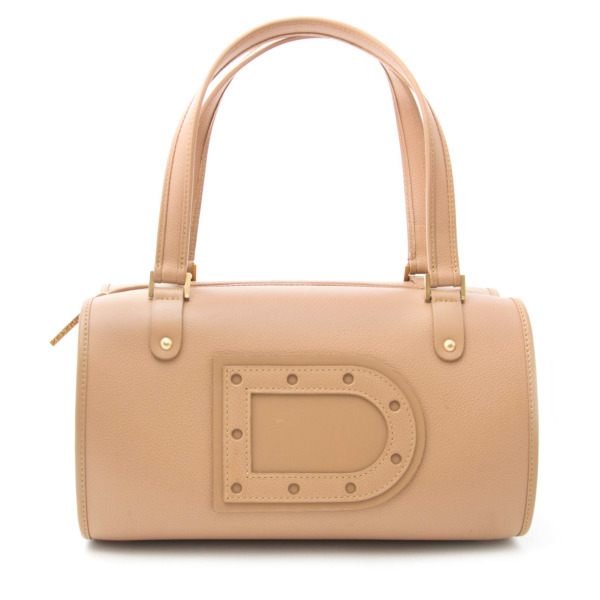 Delvaux Astrid Boston PM Bag Beige Labellov Buy and Sell Authentic Luxury