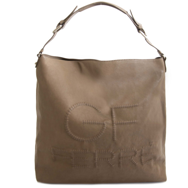Gianfranco Ferré Taupe Shoulder Bag Labellov Buy and Sell Authentic Luxury