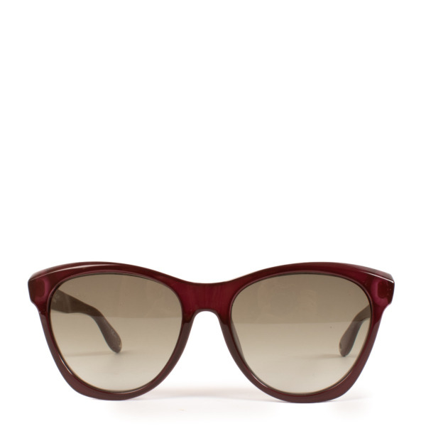 Givenchy Burgundy GV 7068/S Sunglasses Labellov Buy and Sell Authentic Luxury
