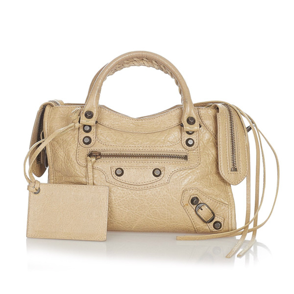 Balenciaga Beige Classic mini City Crossbody Labellov Buy and Sell ...