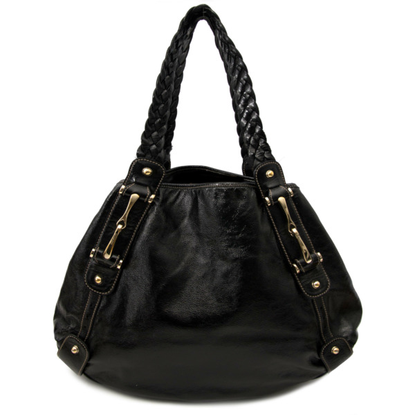 Gucci Black Leather Bag Labellov Buy and Sell Authentic Luxury