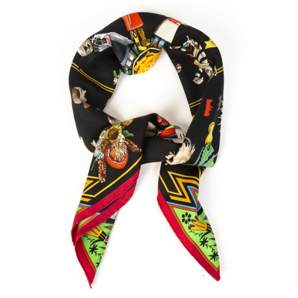 Hermès Silk Egyptian Pattern Scarf Labellov Buy and Sell Authentic Luxury