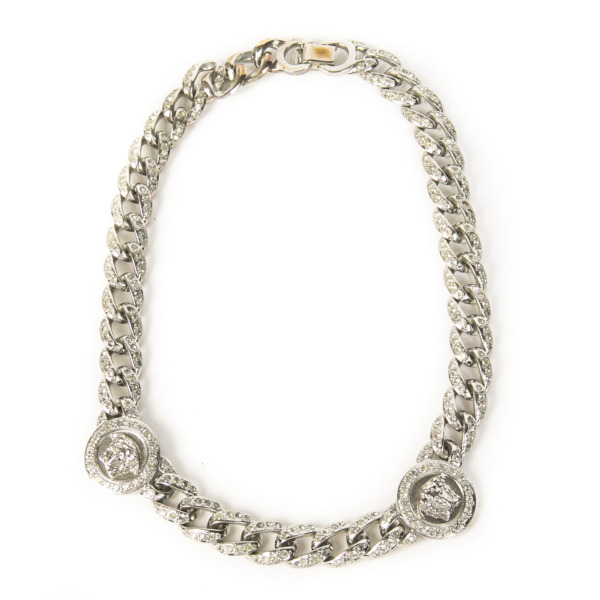Versace Silver Medusa Necklace Labellov Buy and Sell Authentic Luxury