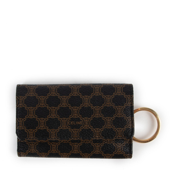 Celine Macadam Leather Key Wallet Labellov Buy and Sell Authentic Luxury