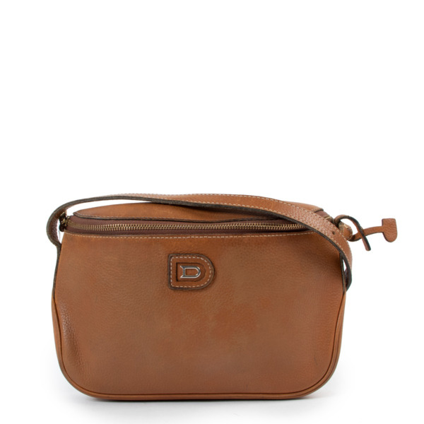 Delvaux Macao Cognac Leather Crossbody Labellov Buy and Sell Authentic ...