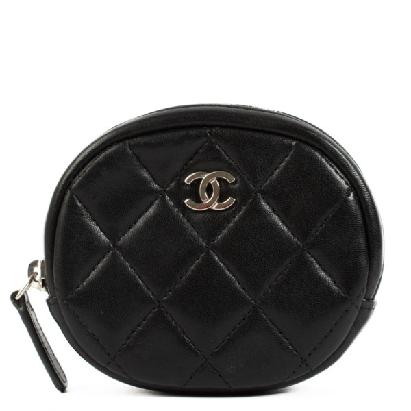Chanel Black Classic Round Coin Purse Labellov Buy and Sell Authentic ...