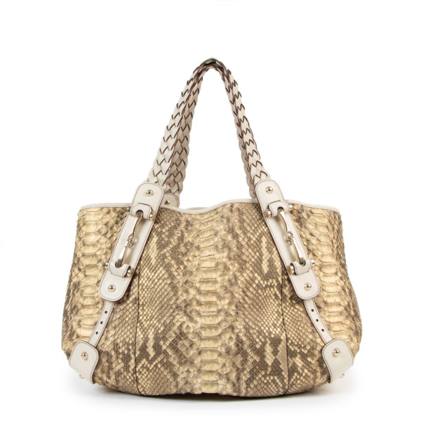 Gucci Pelham Beige Python Shoulder Bag Labellov Buy and Sell Authentic ...