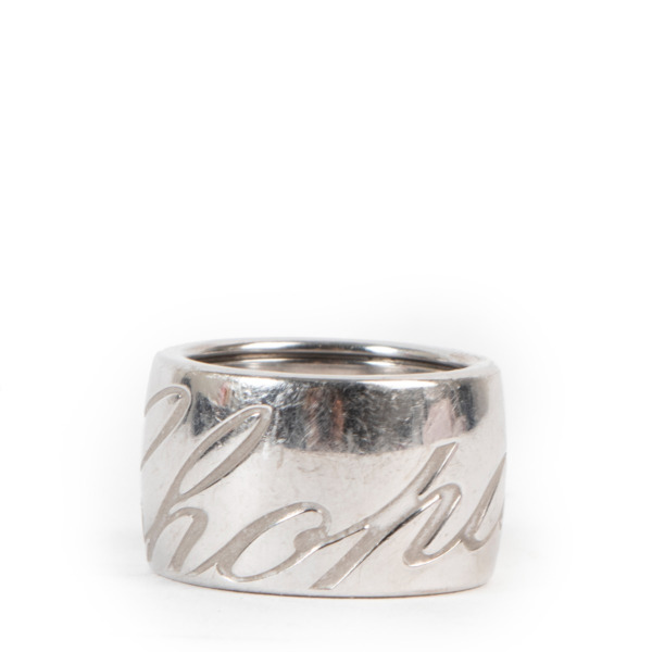 Chopard White Gold Chopardissimo Ring - Size 54 Labellov Buy and Sell ...