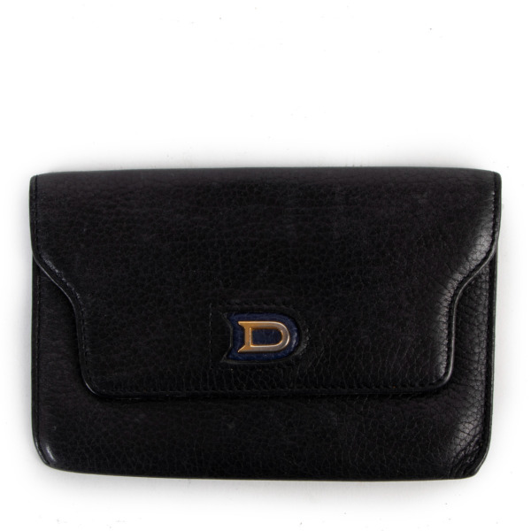 Delvaux Black Diabolo Leather Wallet Labellov Buy and Sell Authentic Luxury