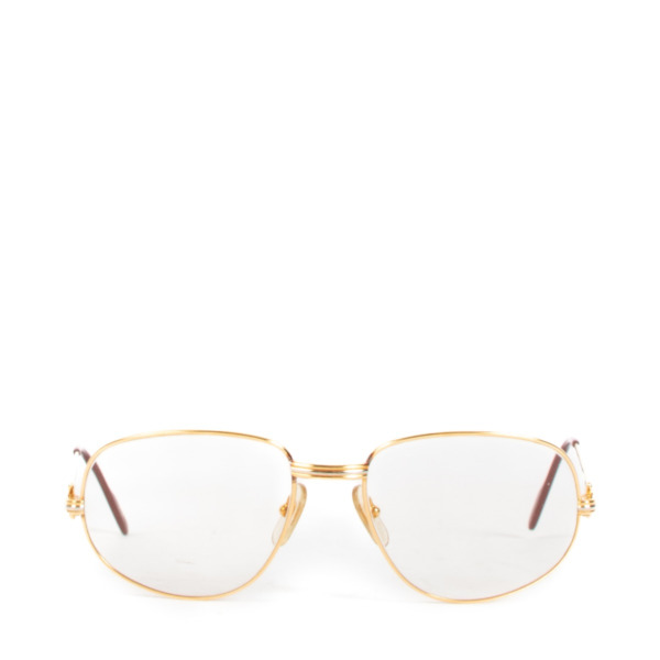 Cartier Romance Louis Gold Vintage Glasses Frame Labellov Buy and Sell ...