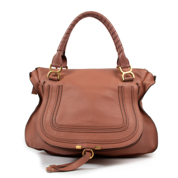Chloé Clay Pink Marcie Large Bag Labellov Buy and Sell Authentic Luxury
