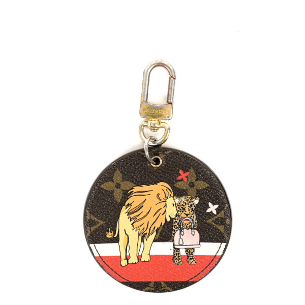 Louis Vuitton Monogram 2018 Christmas Animation Cats Bag Charm Key Ring ...