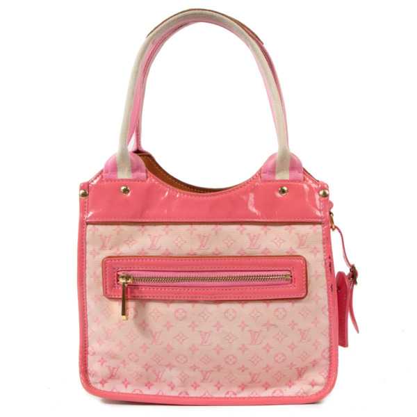 Louis Vuitton Pink Kathleen Monogram Mini Lin Bag Labellov Buy and Sell ...