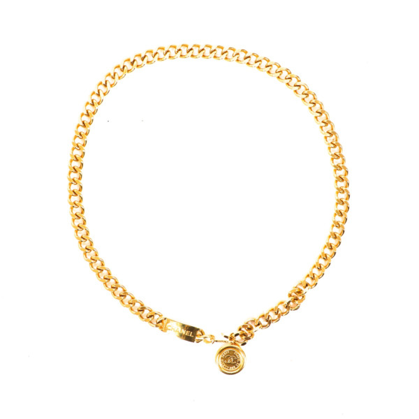 Chanel Vintage Gold Medaillon 31 Rue Cambon Paris Chain Belt Labellov ...