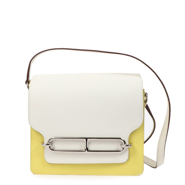 Hermès Roulis Mini Bicolor Evercolor Labellov Buy and Sell Authentic Luxury