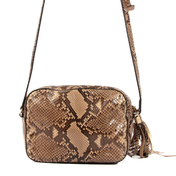 Gucci Soho Disco Python Crossbody Bag Labellov Buy and Sell Authentic ...
