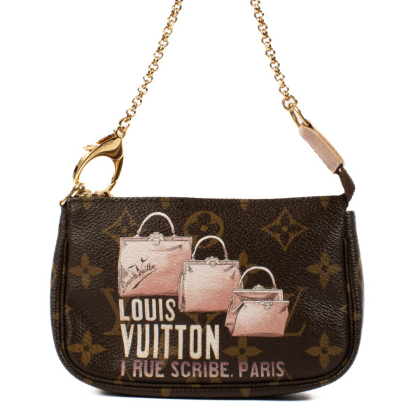 Louis Vuitton Limited Edition 1 Rue Scribe Mini Pochette Accessoires ...