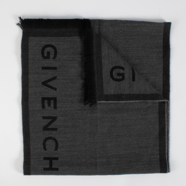 Givenchy Grey Scarf Labellov Buy and Sell Authentic Luxury