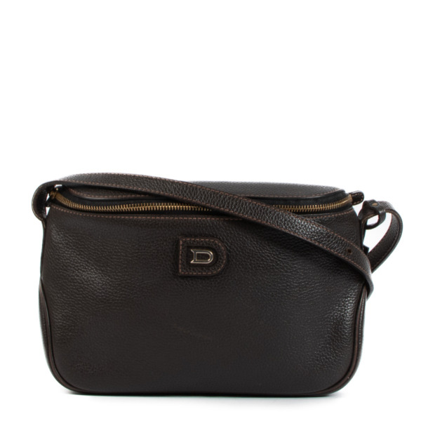Delvaux Macao Brown Leather Crossbody Bag Labellov Buy and Sell ...