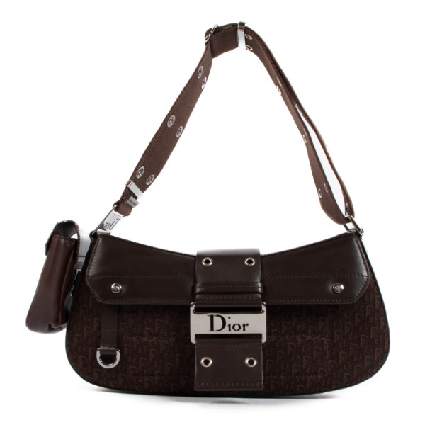 Christian Dior Brown Street Chic Columbus Avenue Bag Labellov Buy and ...