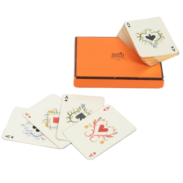 Hermès Set of 2 Adolphe Mouron Cassandre Playing Cards Labellov Buy and ...
