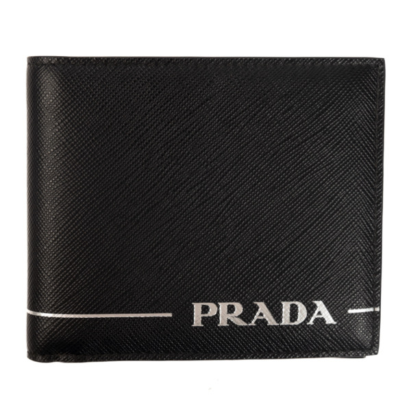 Prada Black Bifold Saffiano Wallet Labellov Buy and Sell Authentic Luxury