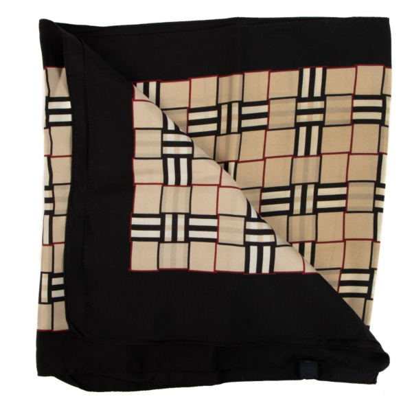 Burberry Check Print Silk Scarf Labellov Buy and Sell Authentic Luxury