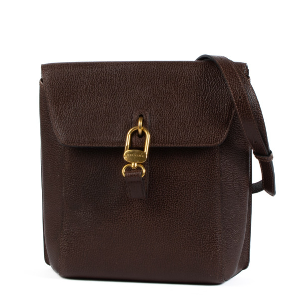 Delvaux Brown Leather Rubis Crossbody Bag Labellov Buy and Sell ...
