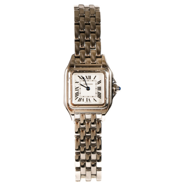 Cartier Silver Panthere Watch Labellov Buy and Sell Authentic Luxury